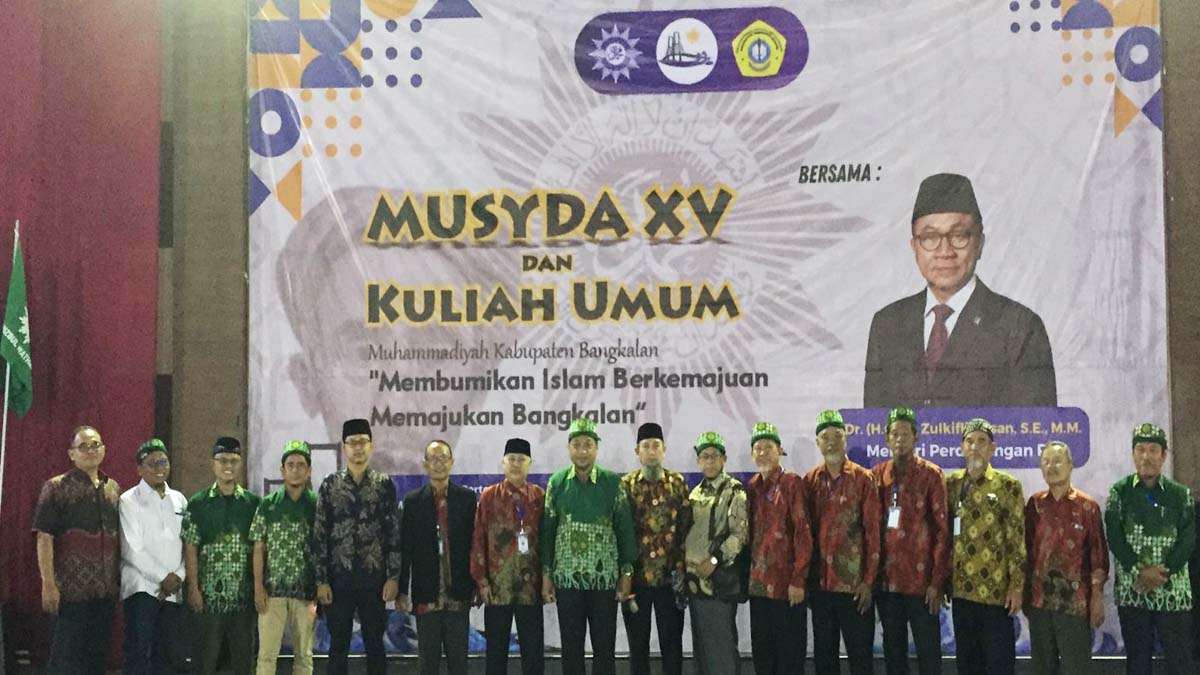 Musyda 15 Muhammadiyah Bangkalan, Rik Suhadi Terpilih Nahkodai PDM ...