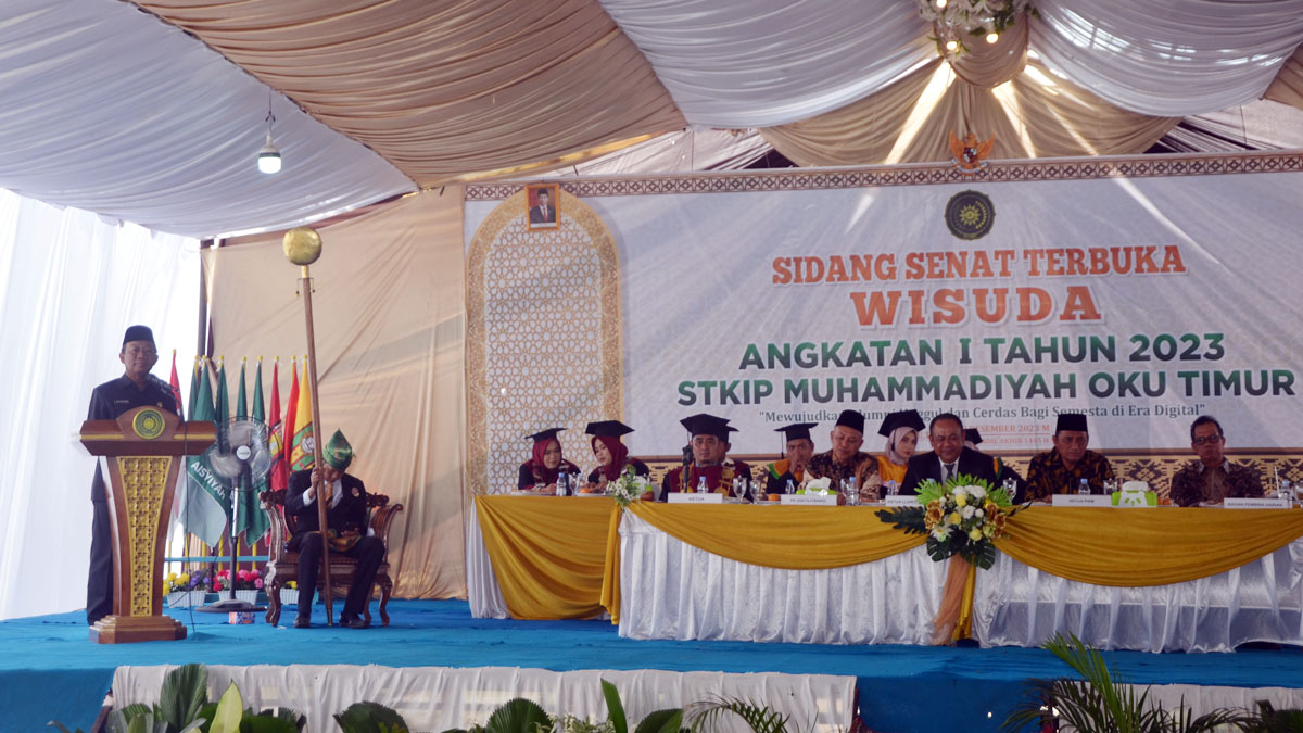 Wisuda Lulusan Perdana STKIP Muhammadiyah OKU Timur - modernis.co