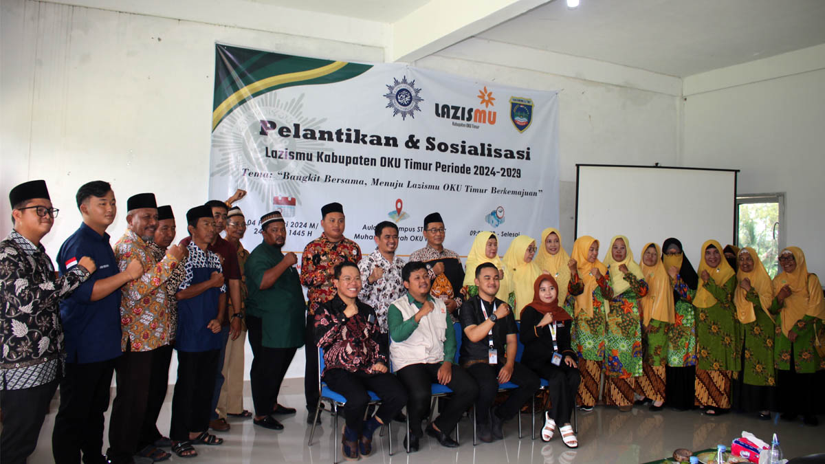 Resmi Dilantik, Ini Pengurus Lazismu Kabupaten OKU Timur periode 2024 ...